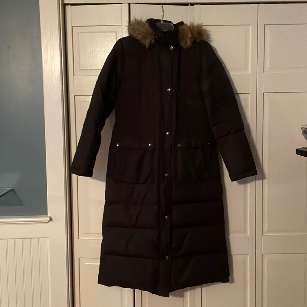 Dkny Women’s Full Length Puffer Coat - Gem